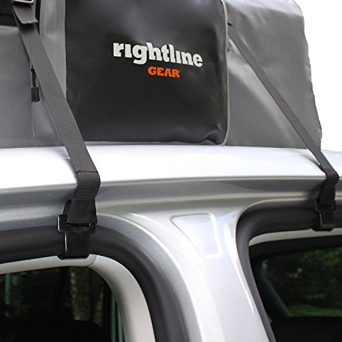Rightline Gear Car Top Waterproof Duffle Bag For Travel, Attaches With or Without Roof Rack, 120 Liters, Black