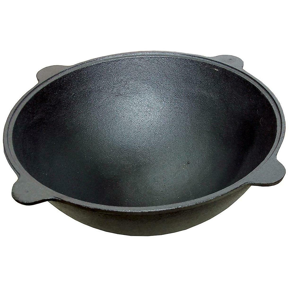 Free2Buy CKG Heavy Duty Cast Iron Казан Oven Tatar Dish Plov Плов Pot Mangal Making Cookware Kazan Insulated Double Handle with Lid Cooking Frying Pan – 22 L - Cooking Gifts