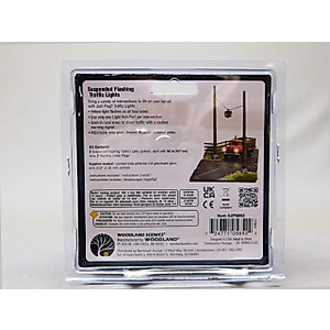 Woodland SCENICS Suspended Flashing Traffic Light 2 Pack HO Scale