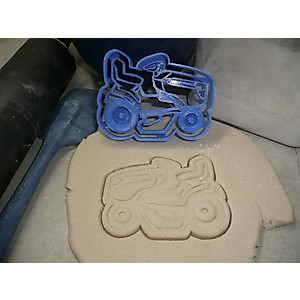 YNGLLC RIDER RIDING MOWER LAWN CARE YARD LANDSCAPING EQUIPMENT COOKIE CUTTER MADE IN USA PR4672, Blue