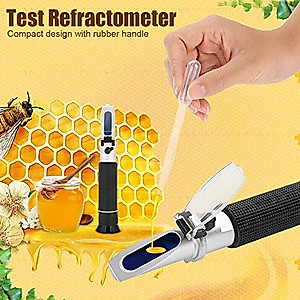 VOLDAX 58~92% Wort Specific Gravity Refractometer Beer Fruit Wine Sugar Test Beer Test Refractometer