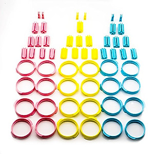 94 Pcs DIY Hamster Tunnel and Playground Module, Tube House Platform Excercise for Mouse Hamster and Other Small Animals