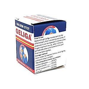 Geliga Muscular Balm Original Eagle Brand- 4 Bottle X 10g