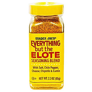 Trader Joe's Everything But The Elote Seasoning Blend With Chile Pepper, Parmesan Cheese, Chipotle Powder, Cumin, Cilantro and Sea Salt Simply Delicious