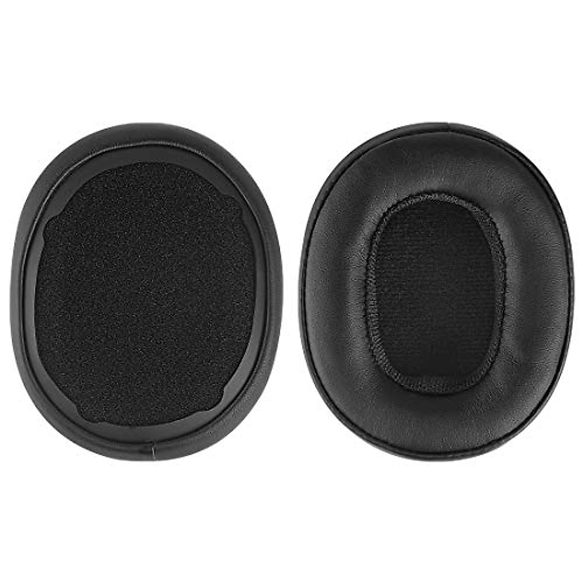 Geekria QuickFit Protein Leather Replacement Ear Pads for Skullcandy Venue Wireless ANC Headphones Ear Cushions, Headset Earpads, Ear Cups Repair Parts (Black)