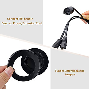 Feikeer Electric Recliner Motor Actuator, Replace okin JLDQ-11, JLDQ-1A, JLDQ.11.156.333K. Lift Chair/Sofa Electric Recliner Motor Actuator with Power Adapter&Hand Controller, Stroke:12.99"/330mm