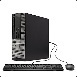 DELL Optiplex 7020 Small Form Desktop, Quad Core i7 4770 3.4Ghz, 16GB DDR3 RAM, 480GB SSD Hard Drive, DVD-RW, Windows 10 Pro (Renewed)']