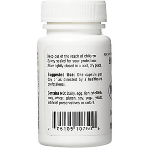 Bio-Tech Pharmacal Melatonin (5 mg), 100 Capsules – All-Natural Supplement – Support Sleep, Cardiovascular, Immune, & Bone Health – No Dairy, Fish, Gluten, Peanut, Shellfish, GMOS, & Soy – No