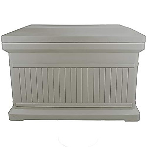 RTS Companies Inc 550200501A6581 ParcelWirx Storage Cabinet, with Lift Off Lid, Prestige Pewter