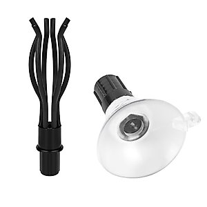 SHINMING Light Bulb Changer Kit with Baskets and Suction Cup for High Ceilings and Recessed Lights Lightbulb Removal Changing