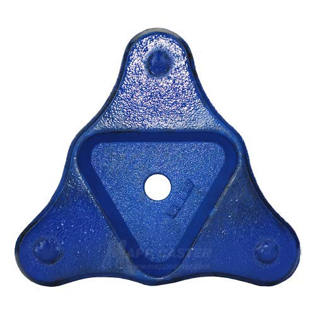 Tri Wheel Cup Dolly with 3" Hard Rubber Wheels - 840 lbs Capcity - Made in USA