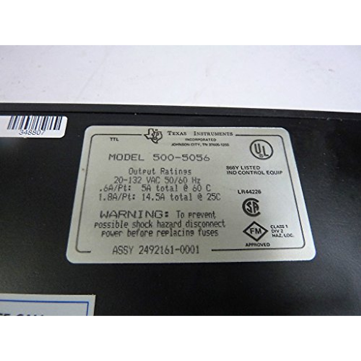 Texas Instruments 500-5056 Output Module T89765