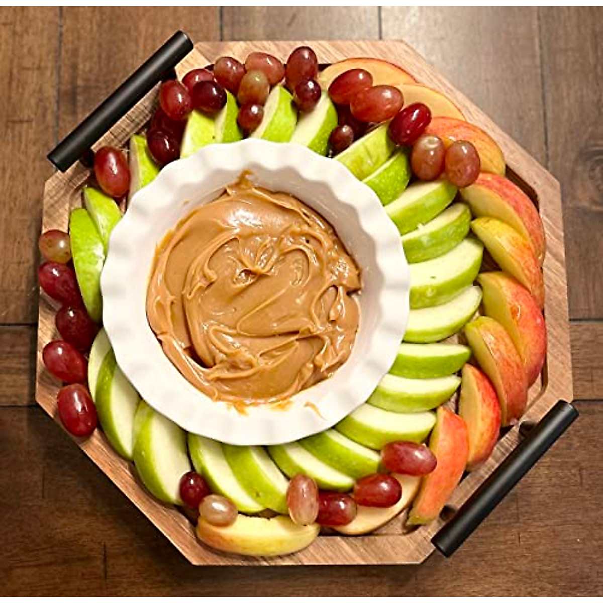 Serving Tray with Black Handle - Farmhouse Decor - Decorative Tray - Serving Tray, Serving Tray with Handles