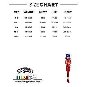 Miraculous Ladybug Rena Rouge Little Girls 3 Piece Outfit Set: T-Shirt Skirt Headband Red 6-6X