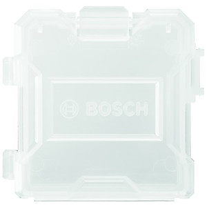 BOSCH CCSBOXX 3 In. Clear Storage Box with Latch for Custom Case System for Storing Bits, Screws, Bolts and More