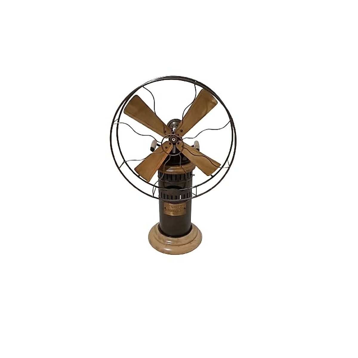 Time Fashion Antique Kerosene Oil Operated Steam Engine Fan Vintage Working Museum Fan