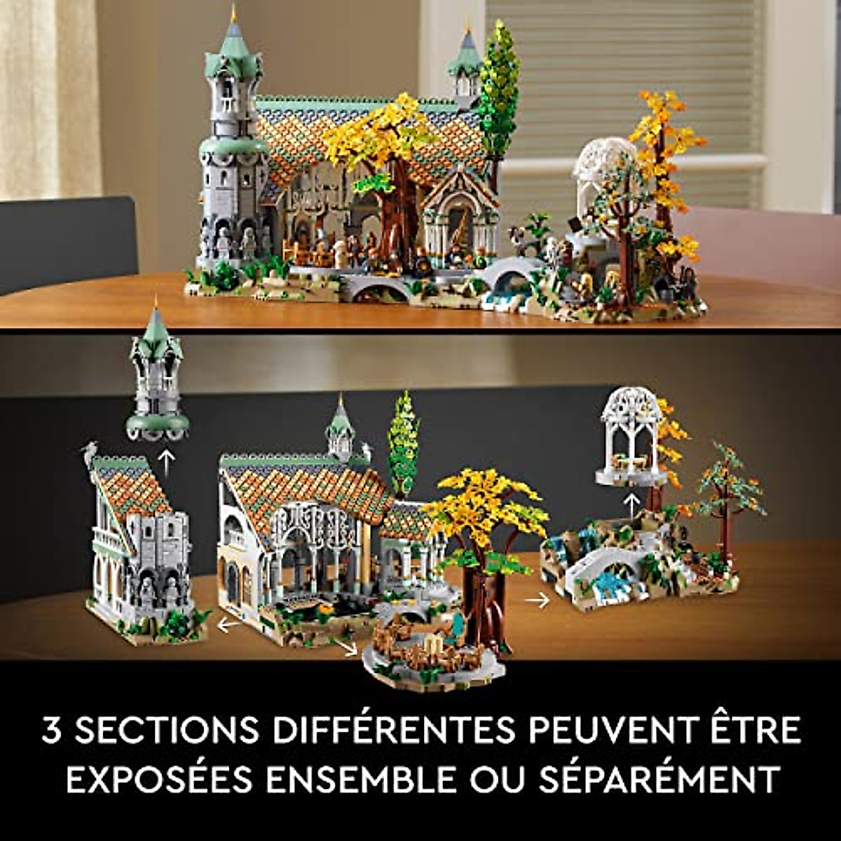 LEGO Icons The Lord of The Rings: Rivendell Building Model Kit for Adults, Construct and Display a Middle-Earth Valley with 15 Minifigures, A Great Gift for LOTR Fans and Movie-Lovers, 10316