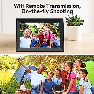 Apofial 2 Pack Digital Picture Frame 10.1 Inch WiFi Digital Photo Frame 1280 * 800 HD IPS Touch Screen Smart Cloud Photo Frame, Auto-Rotate, Share Photos and Videos Instantly via Email or App