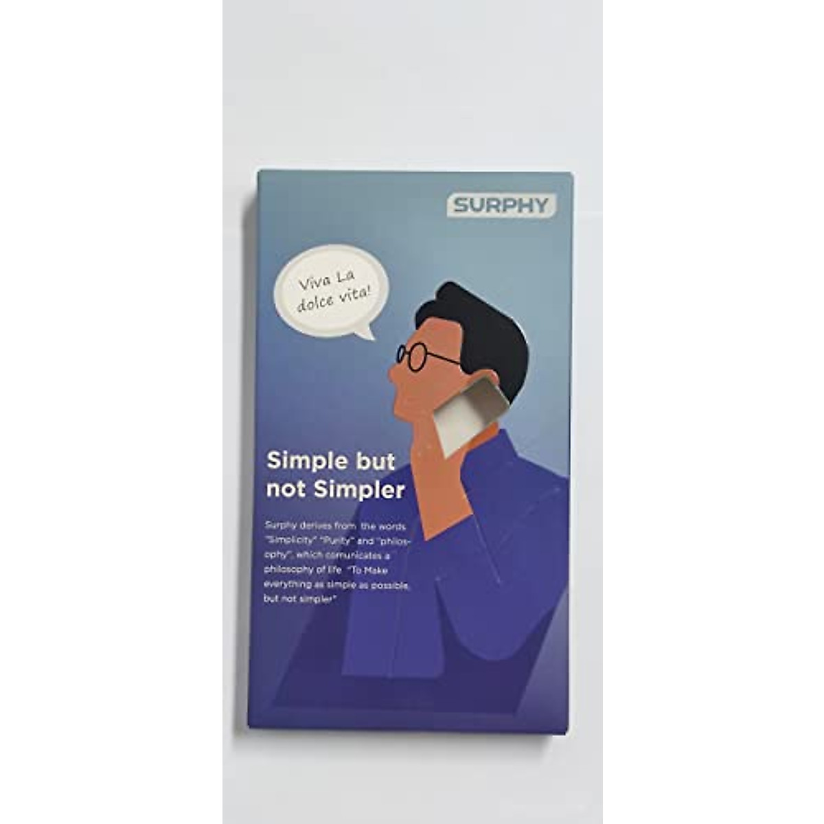 SURPHY Faux Leather Case Compatible with iPhone 13 Case (6.1 inch 2021), PU Leather Phone Case (with Metallic Buttons & Microfiber Lining) (Brown)