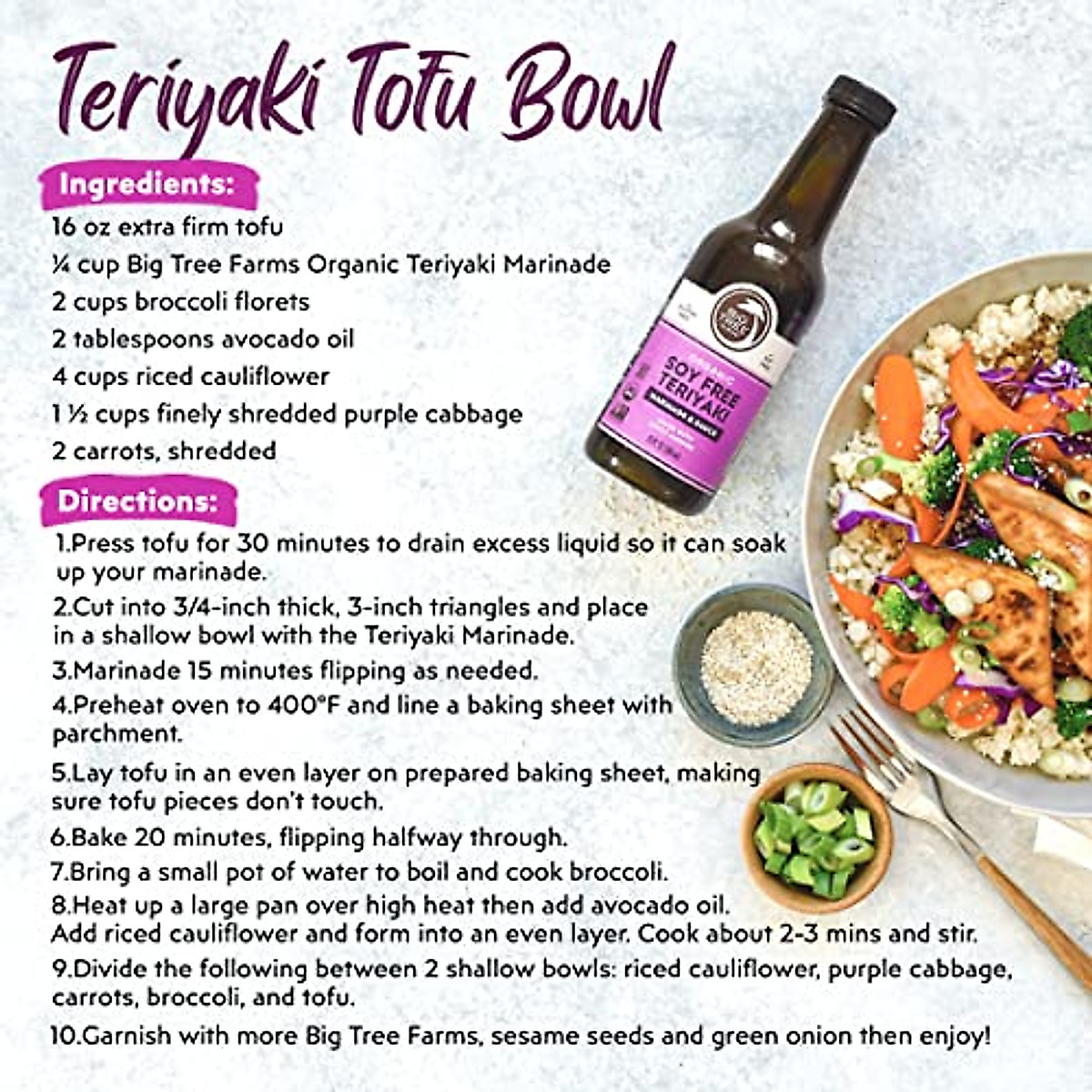 Big Tree Farms Organic Coco Aminos, Teriyaki Flavor, Soy Free, Vegan, Gluten Paleo, Certified Kosher, Whole30, Non GMO, Low Glycemic, Sodium, Sauce & Marinade Substitute, 10 oz (Pack of 2)