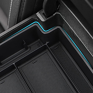 MARCHFA Center Console Organizer Tray Compatible for 2021 2022 2023 Chevy Suburban Tahoe Accessories Armrest Tray Organizer for 2021 2022 2023 GMC Yukon Insert Secondary Storage Box