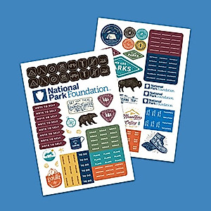 2023 National Park Foundation Planner: 12-Month Weekly Engagement Nature Calendar with Stickers (Thru December 2023)