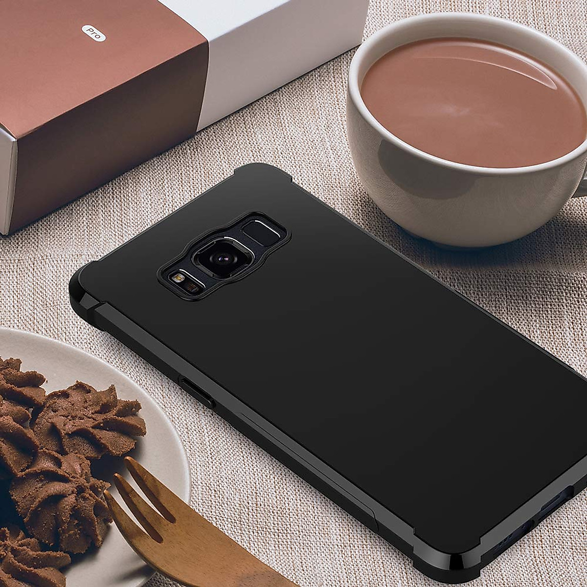 Raysmark Samsung Galaxy S8 Active Case, Ultra [Slim Thin] Scratch Resistant TPU Rubber Soft Skin Silicone Protective Case Cover for Galaxy S8 Active (Black)