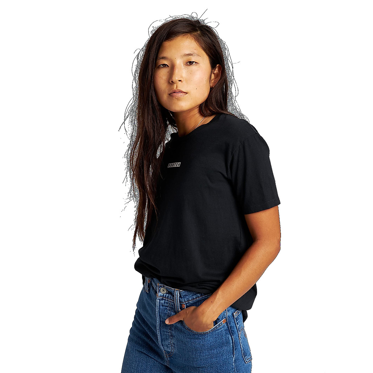 Burton Women's Standard Vault Short Sleeve Tee, True Black, X-Large