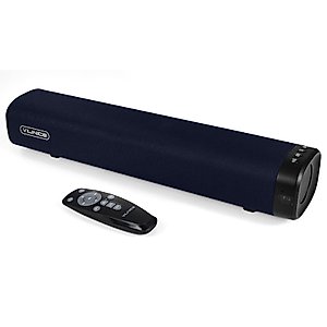 VILINICE 50W Sound Bar, 16-Inch Small Sound Bars for TV, 3 Equalizer Modes, Wireless Bluetooth 5.0, Optical/Aux/USB Connection, Mini Soundbar with Built-in DSP for TV, PC, Projectors, Tablets