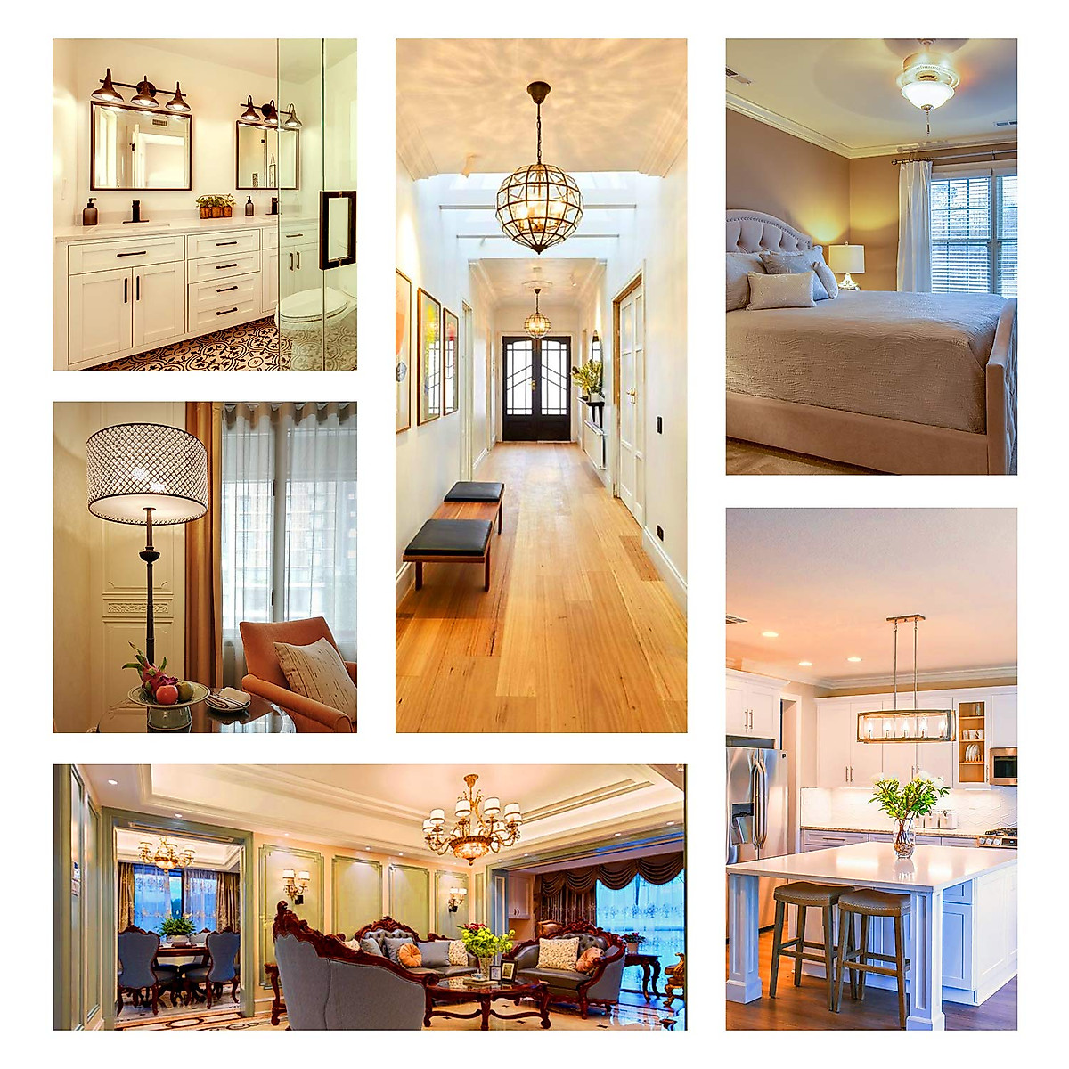 AIELIT 40 Watt Equivalent LED Bulb, E26 Base, Energy Efficient 4W, Soft Warm White 3000K Dimmable 400lm Tubular T14 T45 Edison LED Light Bulbs for Pendant Sputnik Vanity Chandeliers Ceiling, 4 Pack