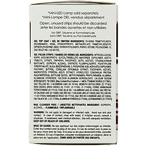 Sally Hansen Salon Insta Gel Strips, Pat On The Black, 16 Ounce