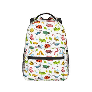 Insect Backpack Cute Laptop Backpack Animal Tablet Travel Picnic Bag Cute Backpack Bag for Women Men
