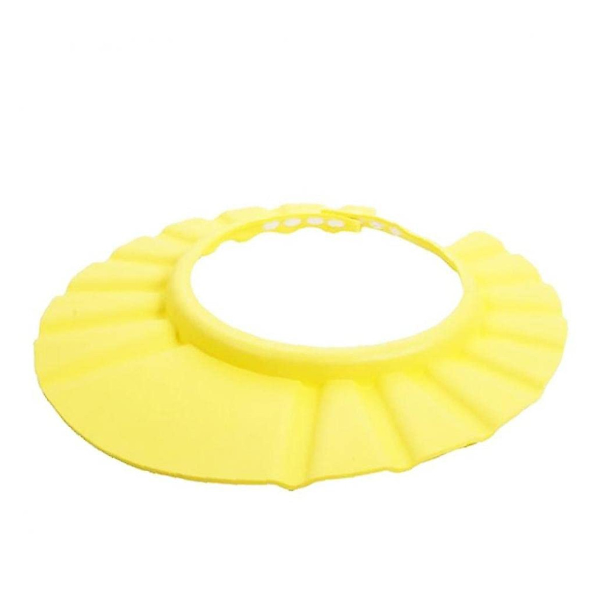 Baby Bath Cap Creative Shampoo Protective Hat and Ear Protection Adjustable Soft Bathing Shower Cap for Baby Baby Bath Hat Yellow