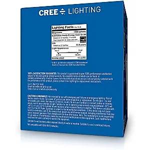 Cree Lighting Connected Max Smart Led Bulb Par38 Outdoor Flood Tunable White + Color Changing, 2.4 Ghz, Works With Alexa And Google Home, No Hub Required, Bluetooth + Wifi, 1Pk