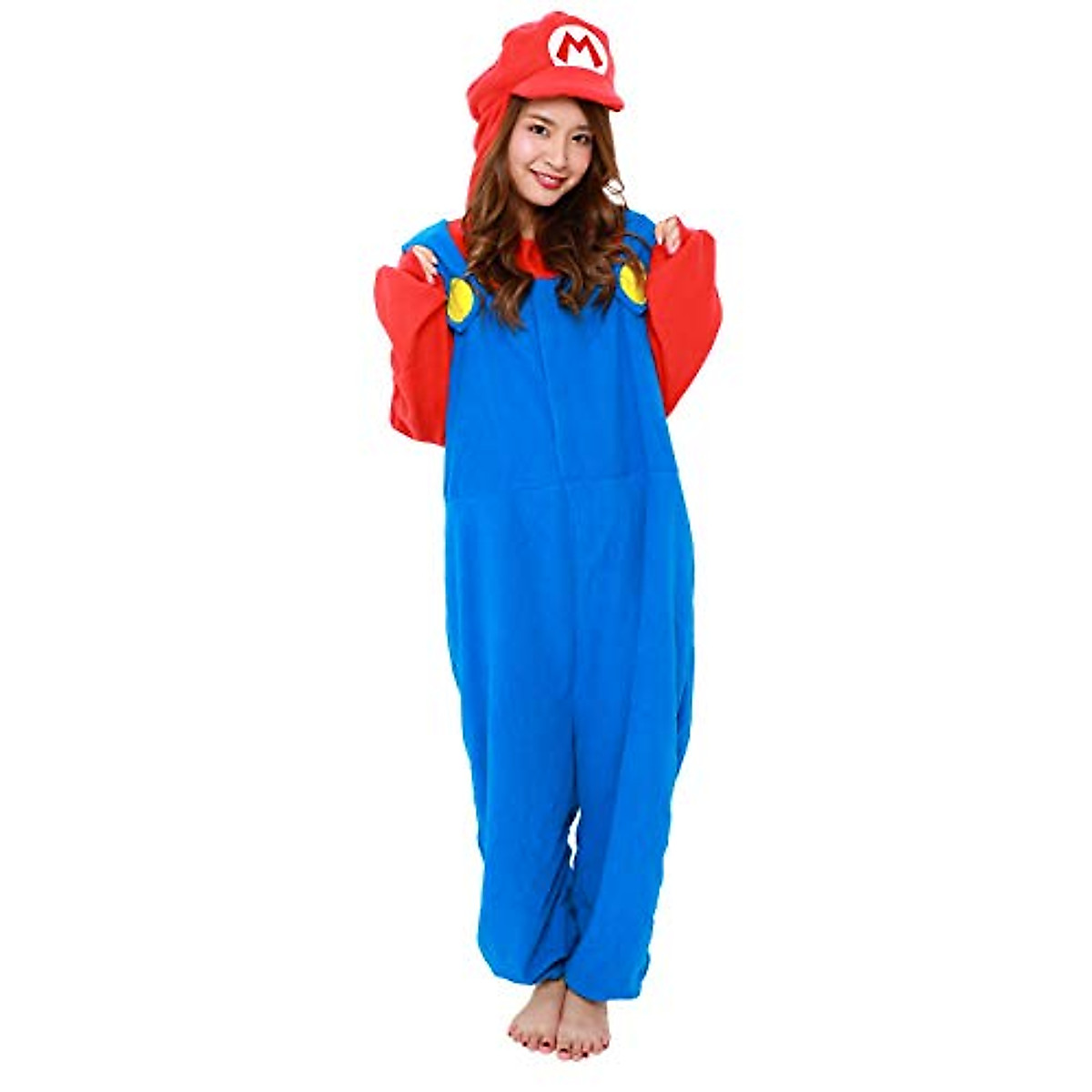 Super Mario Bros Kigurumi Onesie (Mario) (One Size) Multi