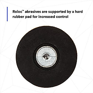 3M Roloc Disc Pad Assembly 05540, 3 in, Quick Change, Durable Backup Pad