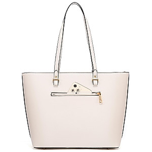 LOVEVOOK Purses for Women Large Tote Bag for Work Faux Leather Handbags Shoulder Bag with Zipper Pocket