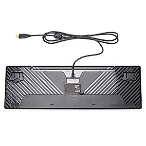 ciciglow Mechanical Gaming Keyboard, 104 Keys RGB Backlit Light Wired Gaming Keyboards with Anti Mistouch Model for Laptop Desktop Computer PC, for Win 2000/xp/7/8/10 Computer Accessories