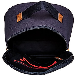 Tommy Hilfiger womens Tommy Hilfiger Backpack for Women Flag Canvas Shoulder Handbag, Tommy Navy, One Size US