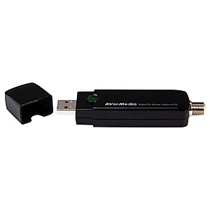 AVerMedia AVerTV Volar Hybrid Q, USB TV Tuner, ATSC, Clear QAM HDTV & FM Radio, Supports Windows 10 (H837)