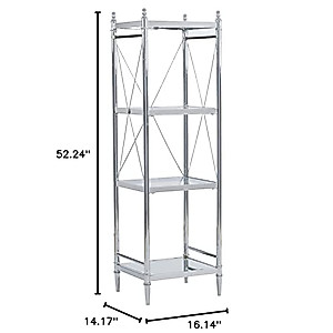 Linon Shelf, Chrome