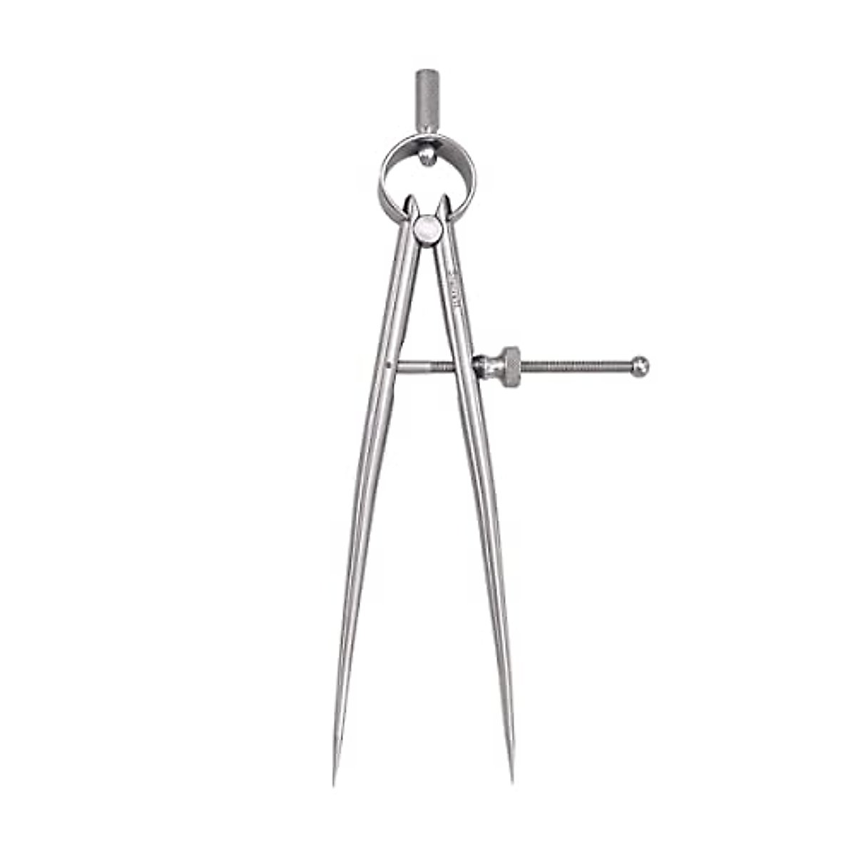 Starrett Toolmakers Spring-Type Caliper and Divider with Bow Spring and Hardened Fulcrum Stud - 6" Size and Capacity, Spring Joint Type - 277-6