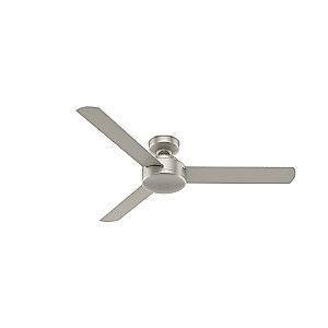 Hunter Fan Company 50812 Presto Ceiling Fan, 52, Matte Nickel