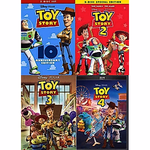Toy Story 1 2 3 4 DVD Complete Collection