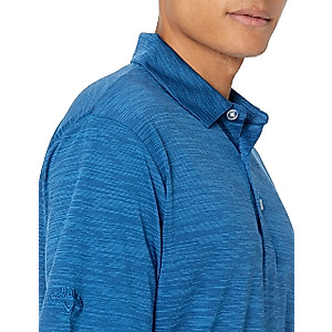 Callaway Men's Broken Stripe Polo Shirt, Blueberry Pancake, Small