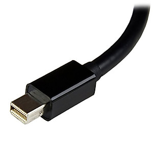 StarTech.com Mini DisplayPort to DVI Adapter - Mini DP to DVI-D Converter - 1080p Video - mDP or Thunderbolt 1/2 Mac/PC to DVI Monitor - Compact mDP 1.2 to DVI Single-Link Adapter Dongle (MDP2DVI3)