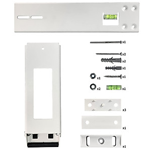 Yehchi Window Air Conditioner Mounting Support Bracket, Universal AC Unit Window Stand Mount Brackets Support Up to 85 lbs Designed for 5,000 to 10,000 BTU A/C Units