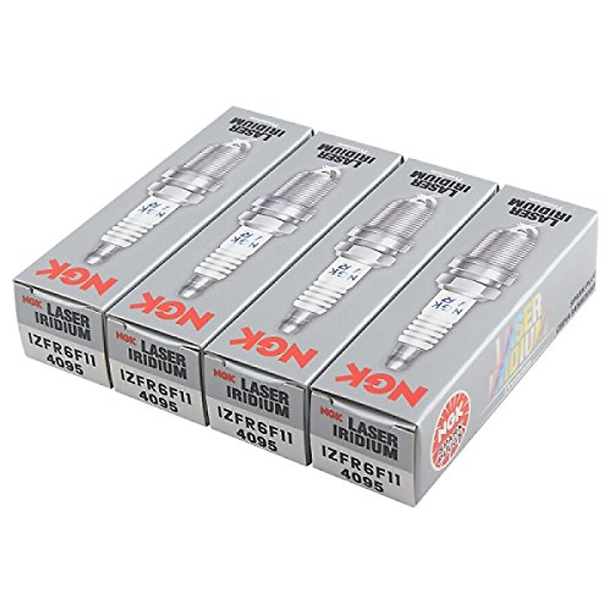 NGK Spark Plug 4095 IZFR6F11 Pack of 6