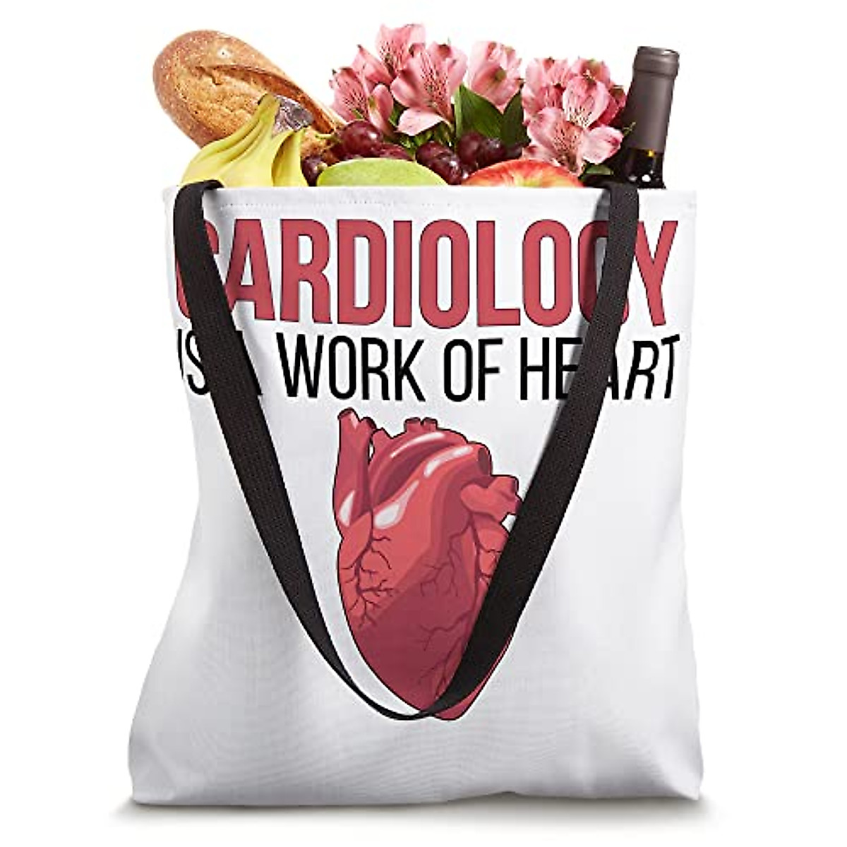 Cardiology Work Of Heart Cardiologist Appreciation Tote Bag