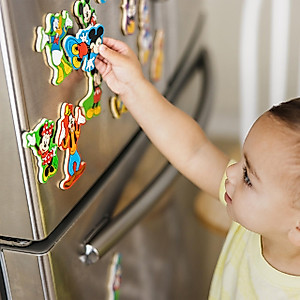 Melissa & Doug Wooden Mickey Mouse Character Magnets (20 pcs) - Cute Fridge Magnets For Toddlers Ages 2+